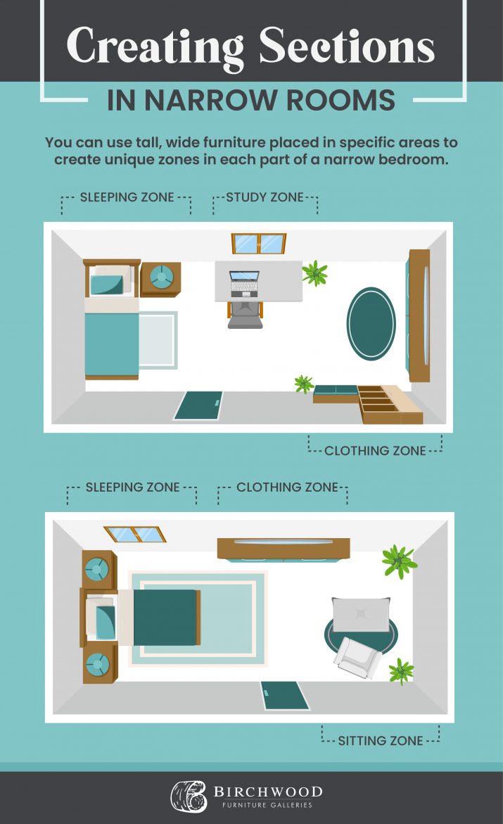 How to Arrange Furniture in a Long, Narrow Bedroom